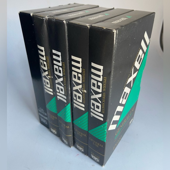 Maxell | Media | Maxell Blank Vhs Tapes | Poshmark